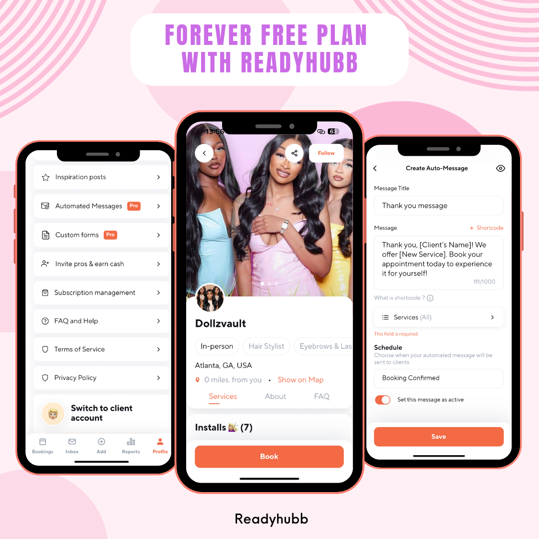 Message Templates for Beauty Professionals - Readyhubb